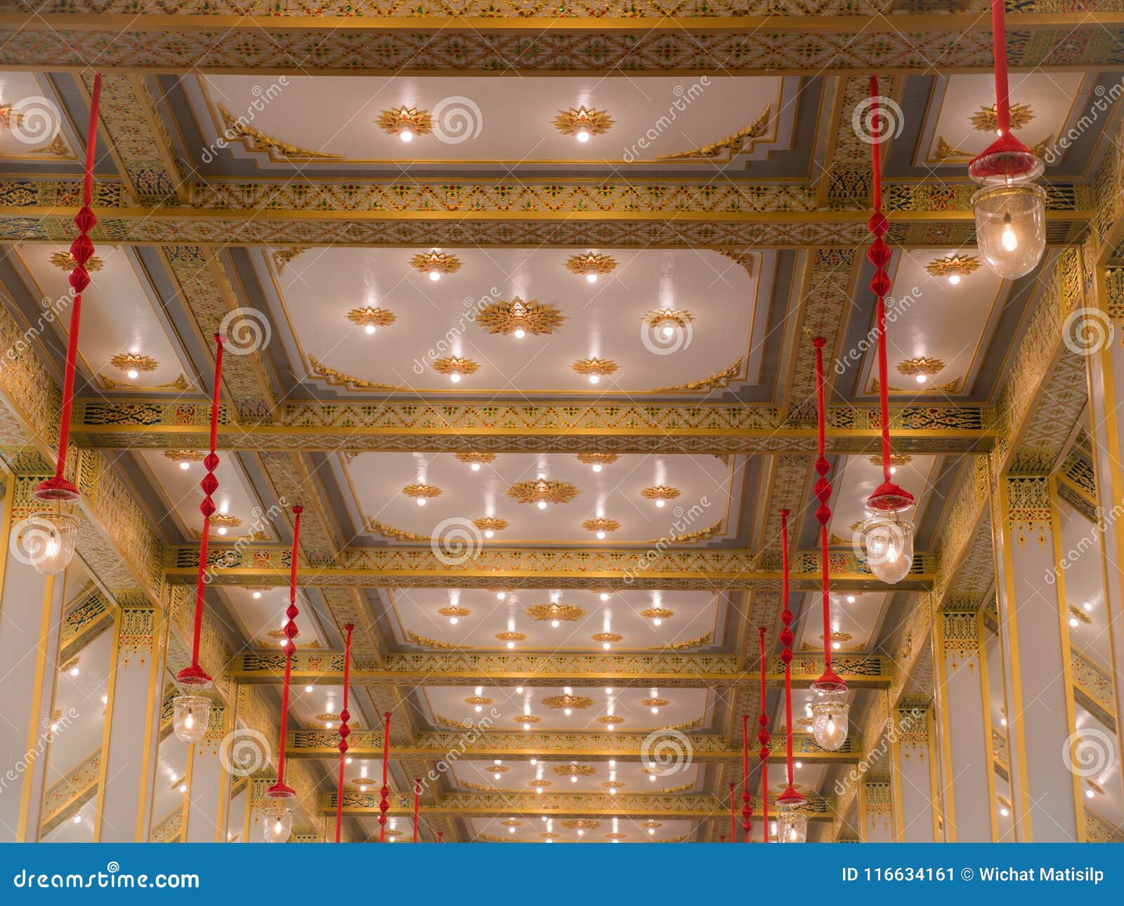 Light and Pattern on the Ceiling in the Museum Building in the R ...