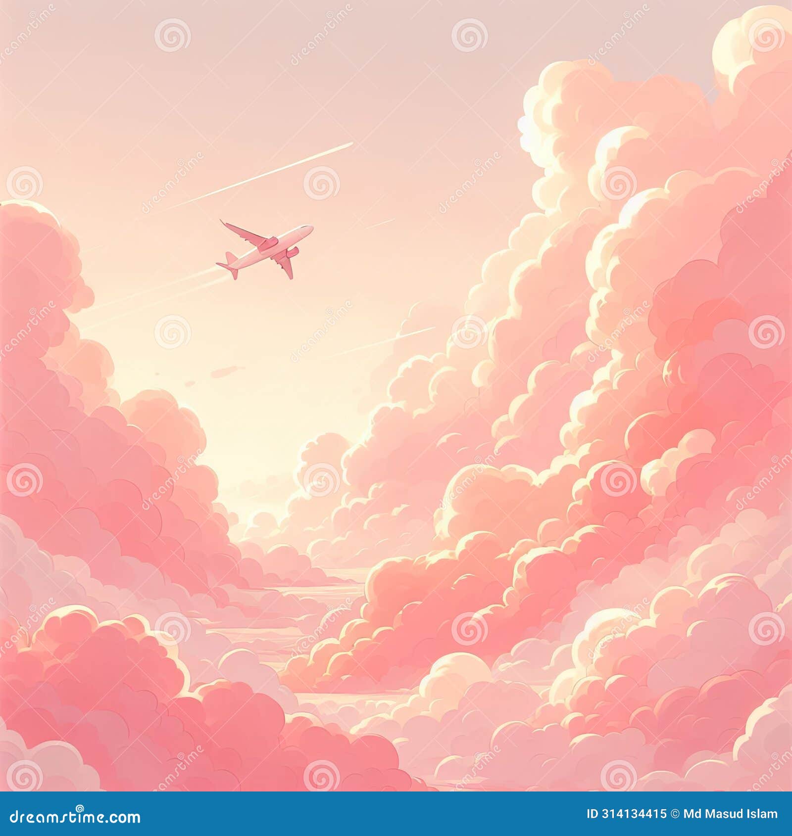 Light Peach Background Design, Watercolor Wallpaper Stock Image - Image ...