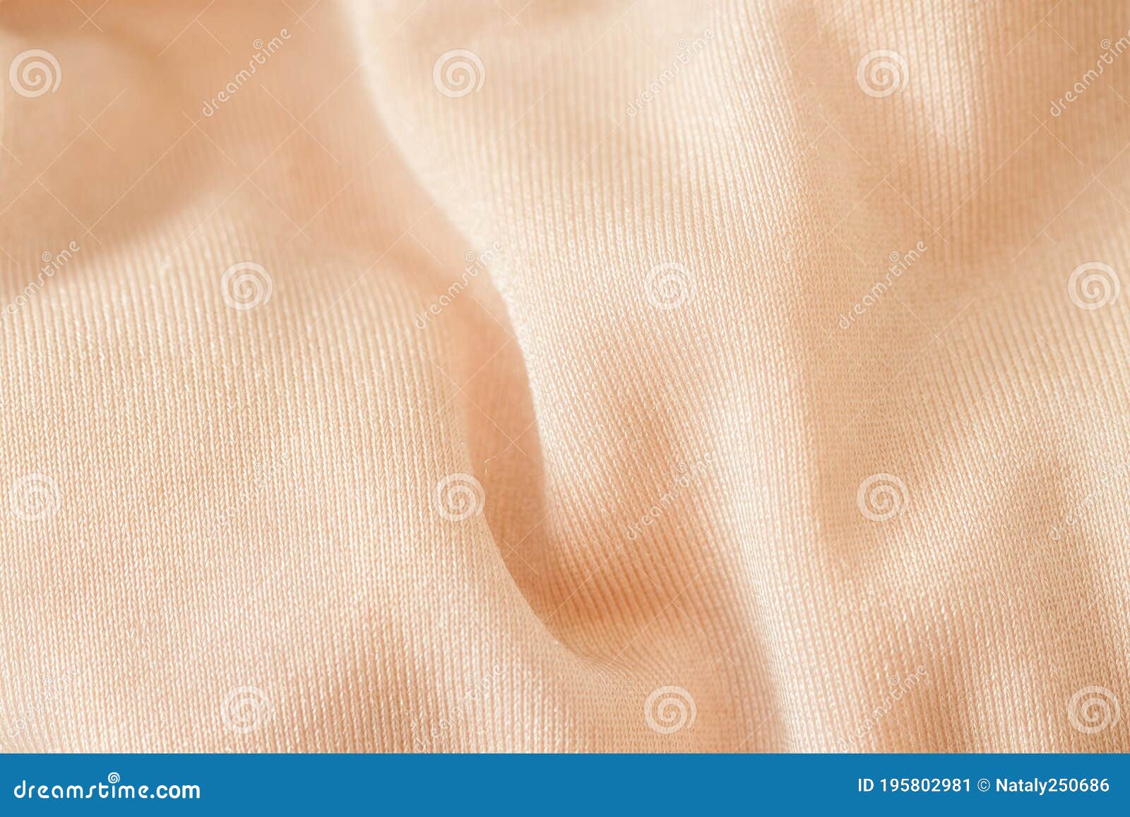 Light Peach Silky Fabric Texture Stock Image - Image of textured, wave ...