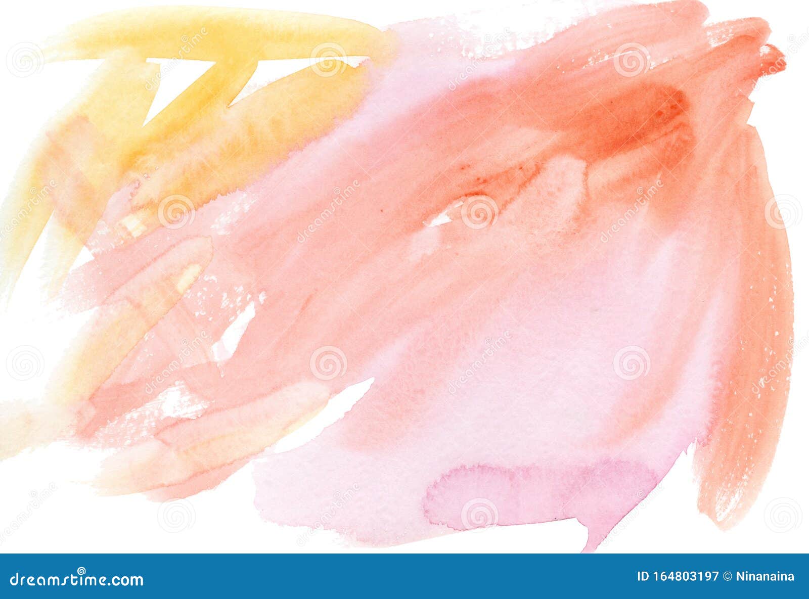 Light Peach Watercolor Stain. Chaotic Messy Background Stock Image ...