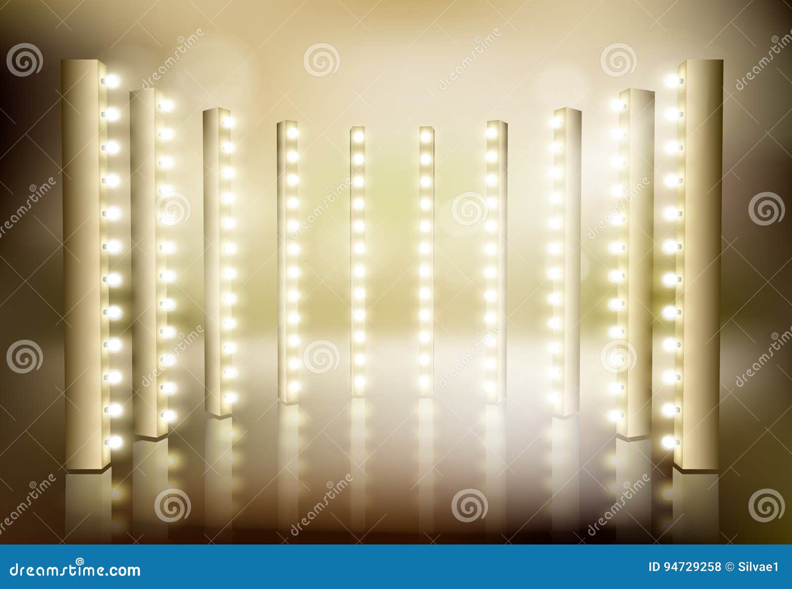 Light Performance. Vector Illustration. Stock Vector - Illustration of ...