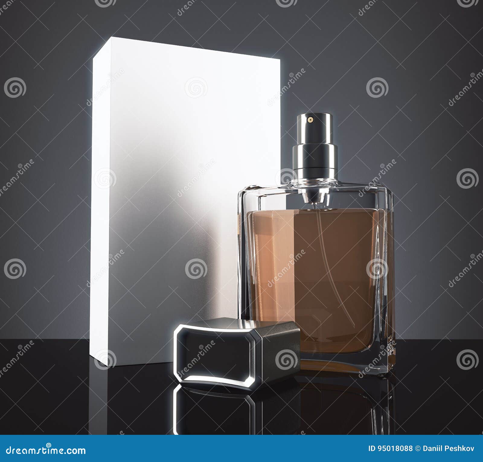 Light Perfume with Packaging Stock Illustration - Illustration of aroma ...