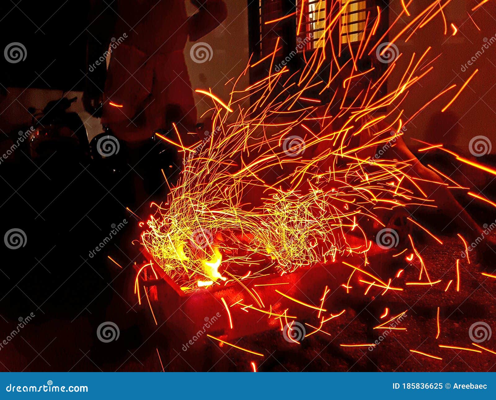 Light photography by fire stock image. Image of night - 185836625