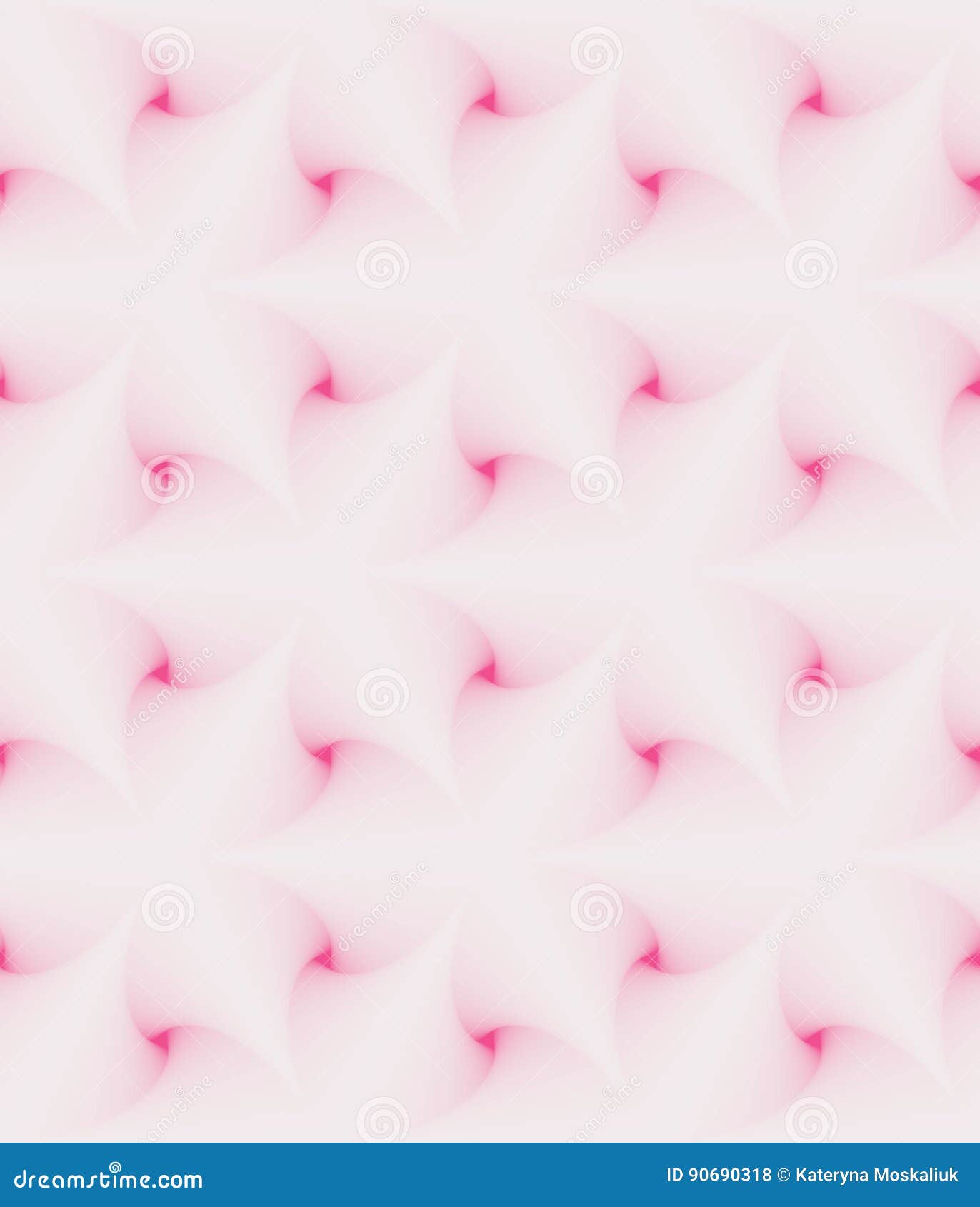 Light Pink Abstract Geometric Vector Seamless Pattern with 3d Effect ...