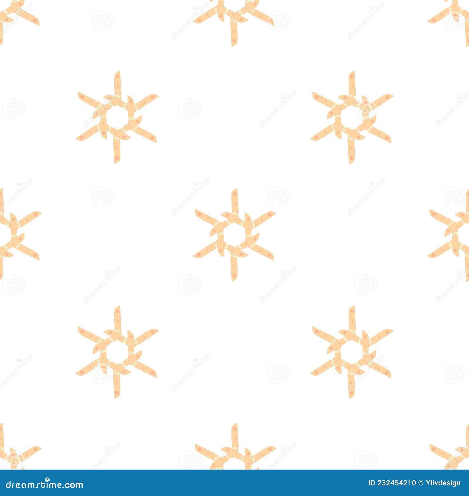 Light Pink Abstract Shape Pattern Seamless Vector Stock Vector ...