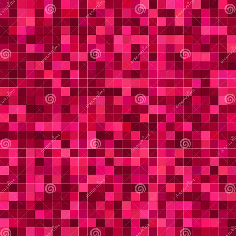 Light Pink Color Square Mosaic Texture in Rectangular Style and ...