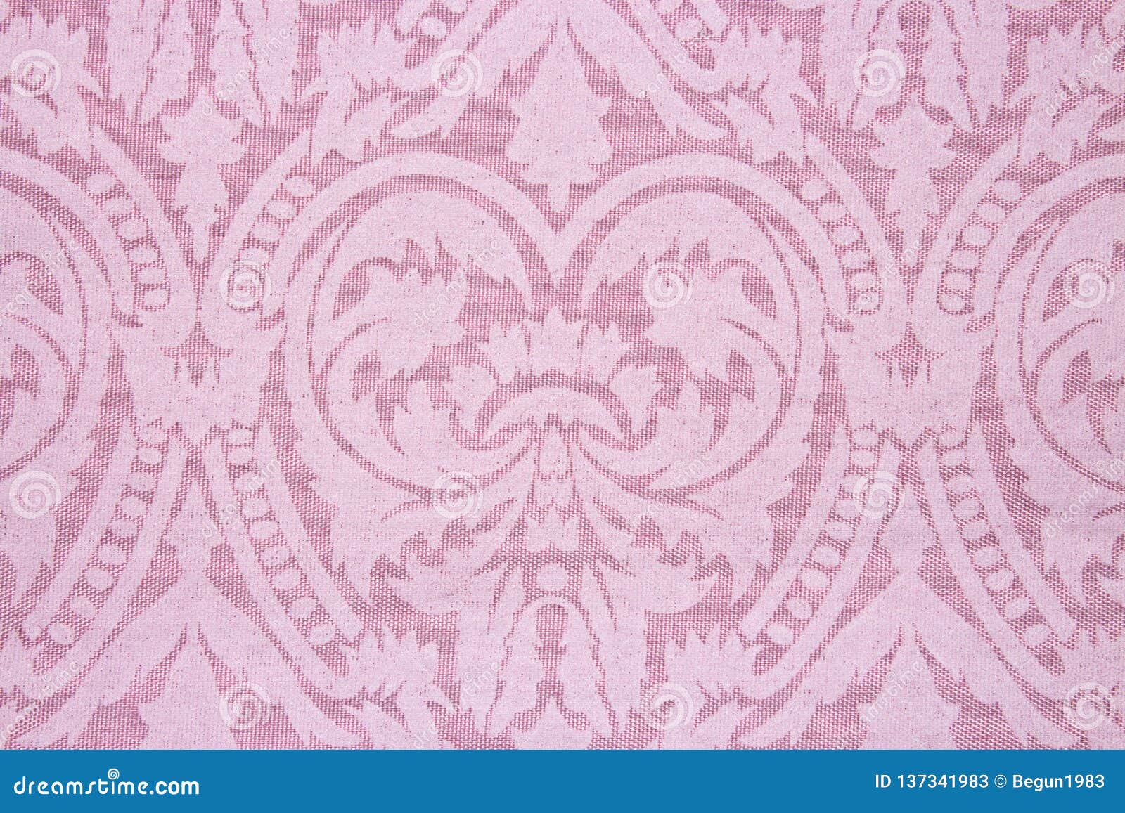 Light Pink Fabric Texture with Patterns. Stock Image - Image of elegant ...