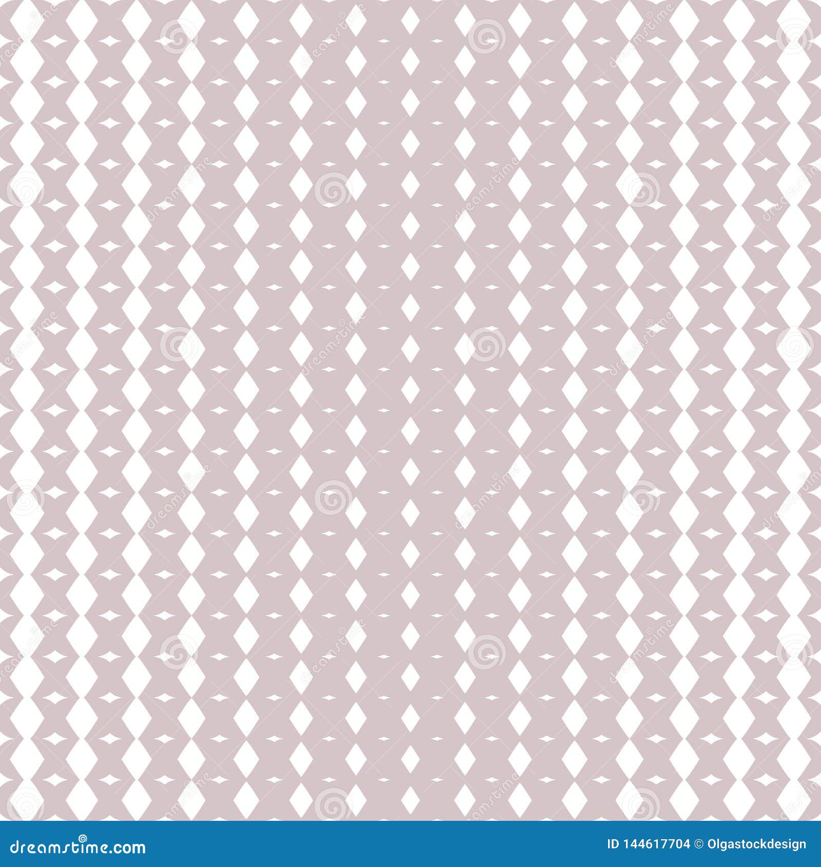 Light Pink Geometric Halftone Seamless Pattern with Small Rhombuses ...