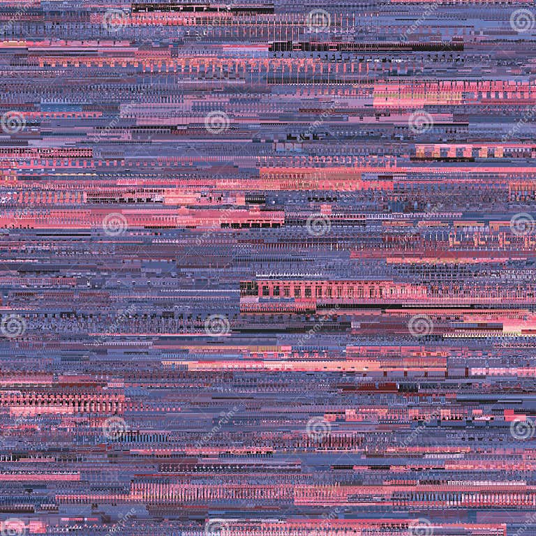 Light Pink Glitch Unique Design Abstract Digital Pixel Noise Error ...