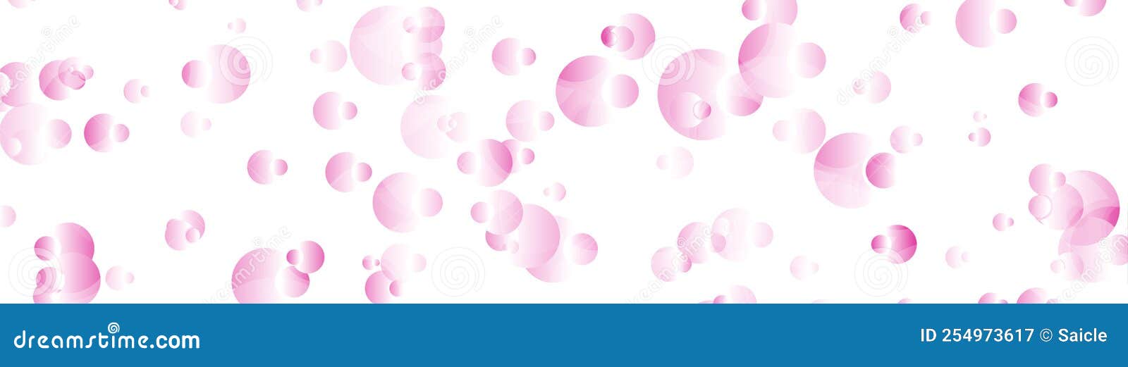 Light Pink Glossy Circles Abstract Tech Background Stock Vector ...