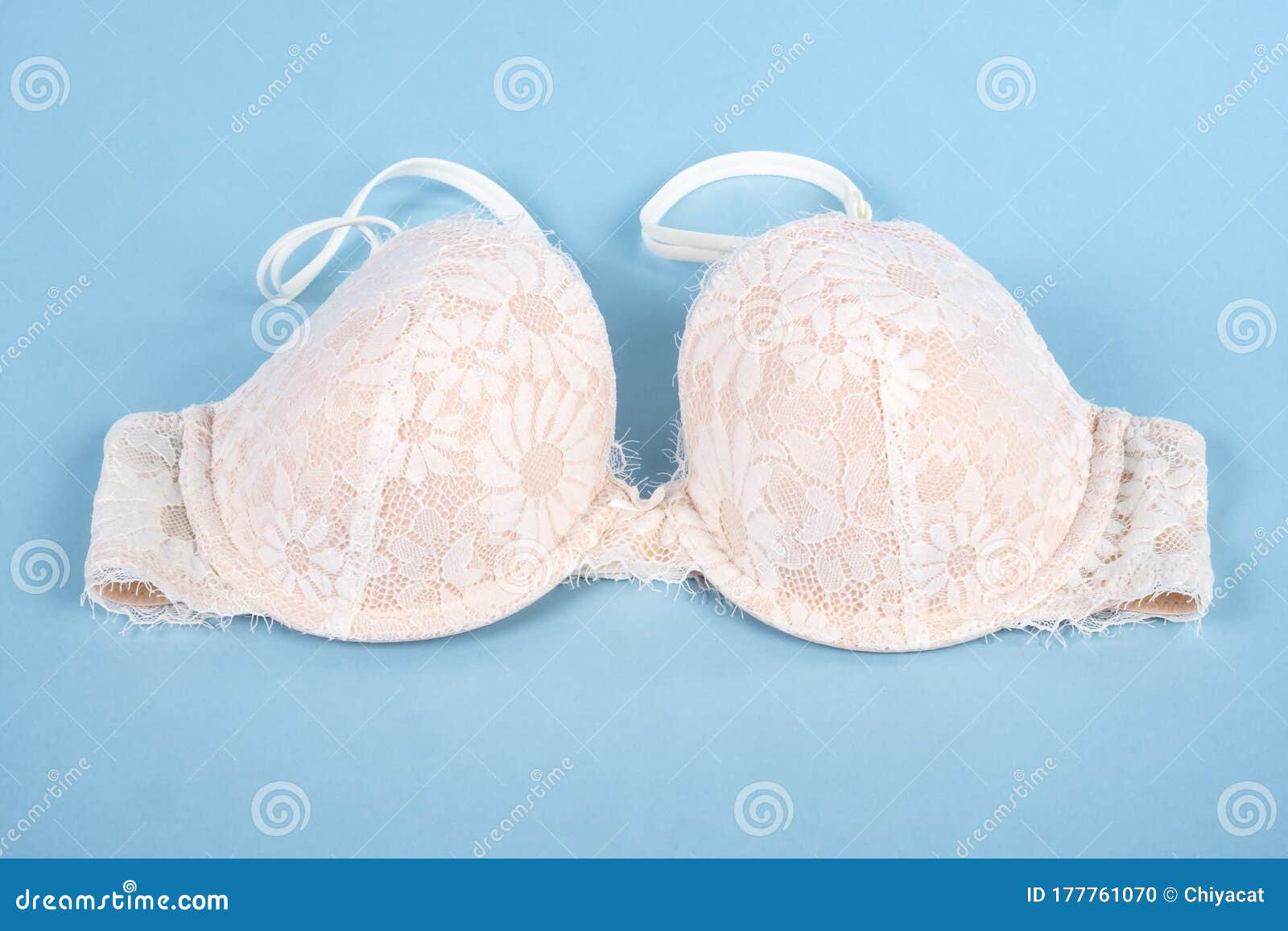 Light Pink Lace Bra with Floral Pattern #3 Stock Photo - Image of lace ...
