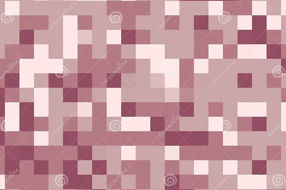 Light Pink Square Pixelated Pattern with Evenly Structured Grid ...