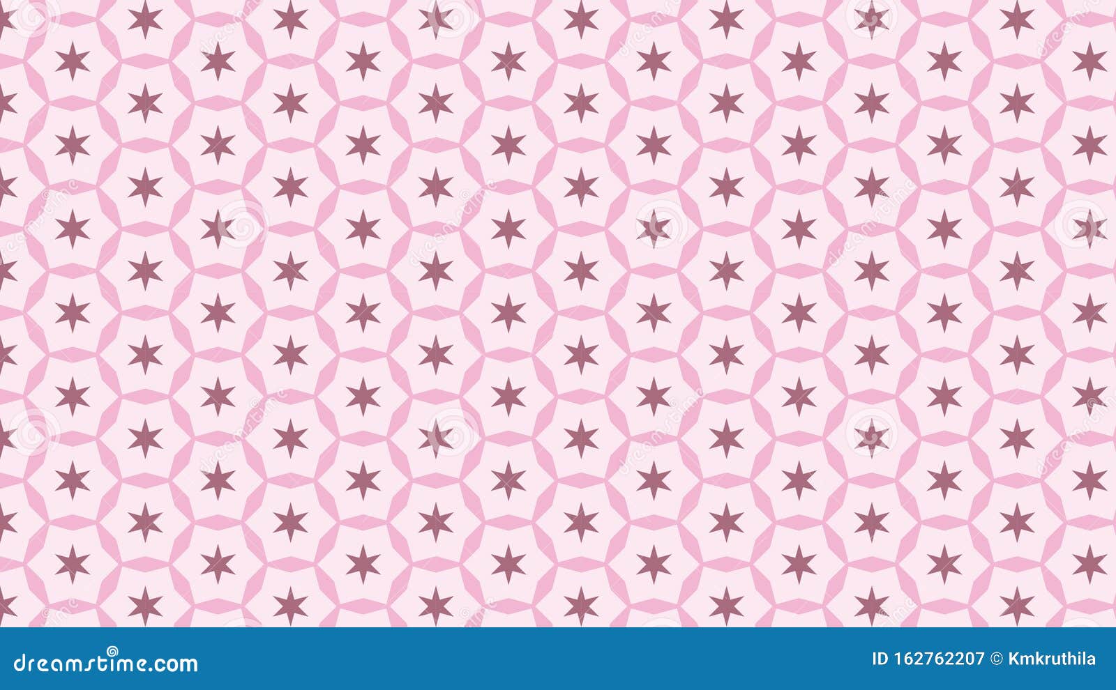 Light Pink Star Background Pattern Vector Stock Vector - Illustration ...