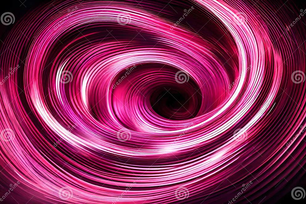 Light Pink Twirl Curve Light Effect Background. Generative AI Stock ...
