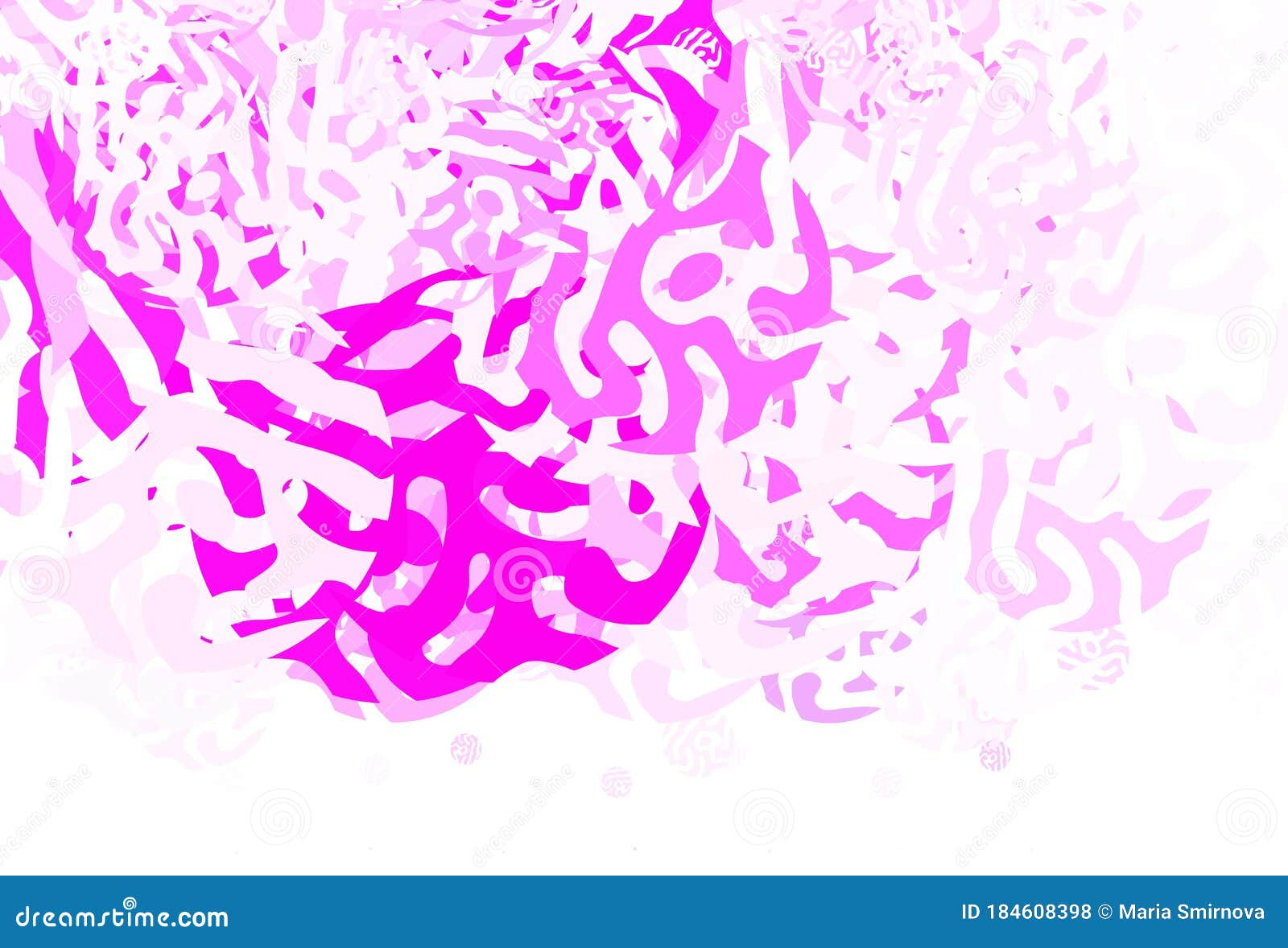 Light Pink Vector Background with Abstract Shapes. Stock Vector ...