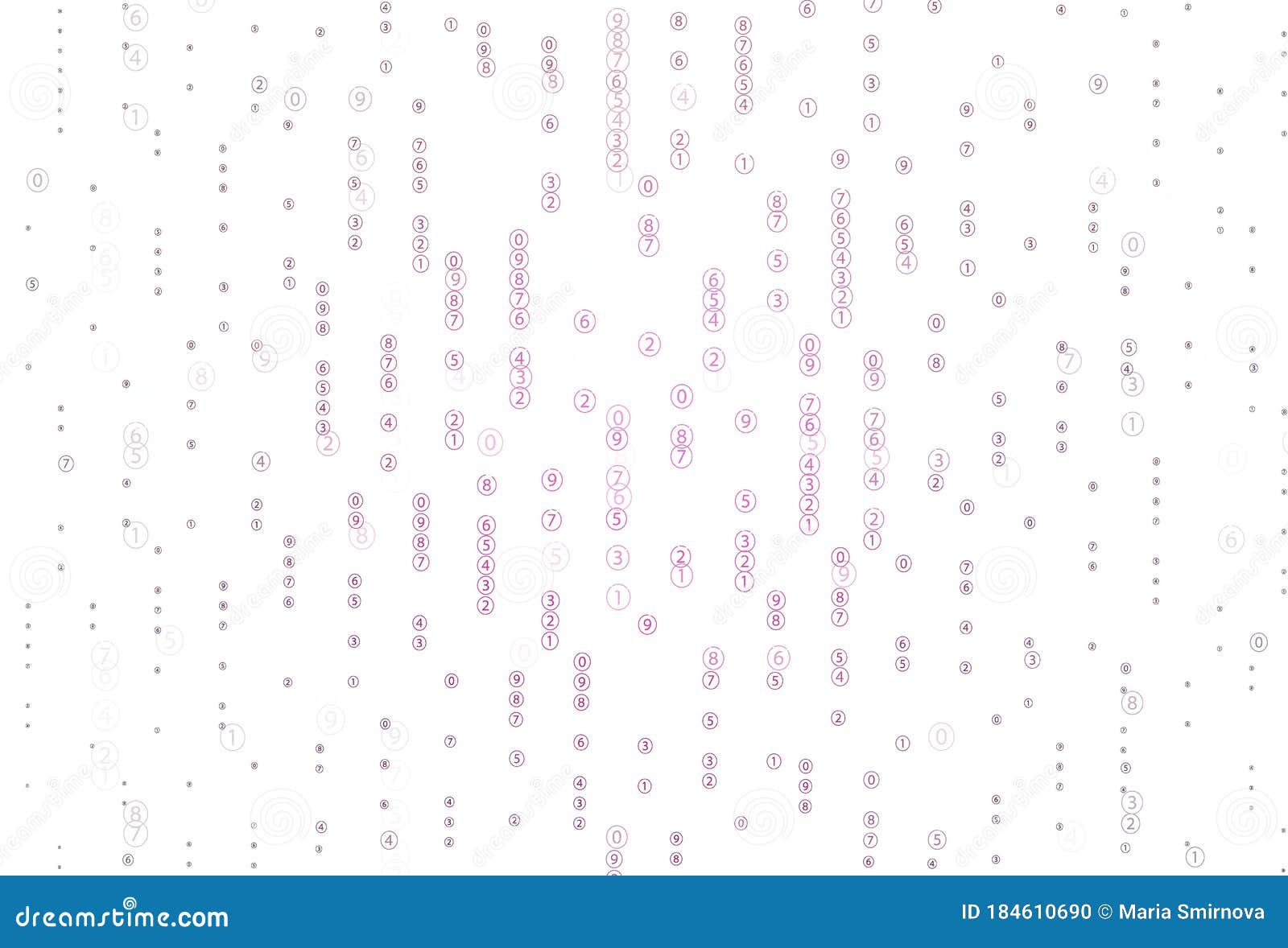 Light Pink Vector Background with Math Characters. Stock Vector ...