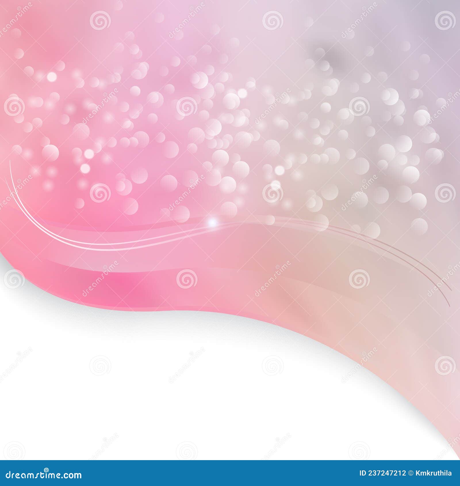 Light Pink Wave Border Presentation Background Beautiful Elegant ...