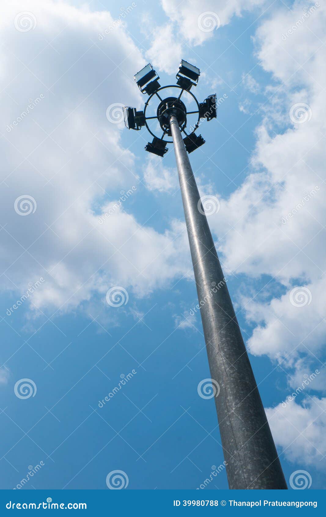 Light pole stock photo. Image of illumination, lighting - 39980788