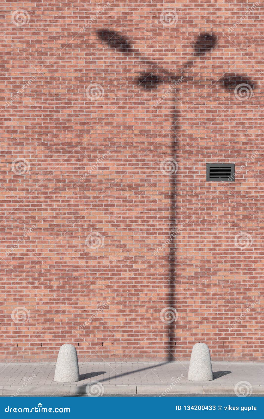 LIGHT POLE SHADOW stock image. Image of close, material - 134200433