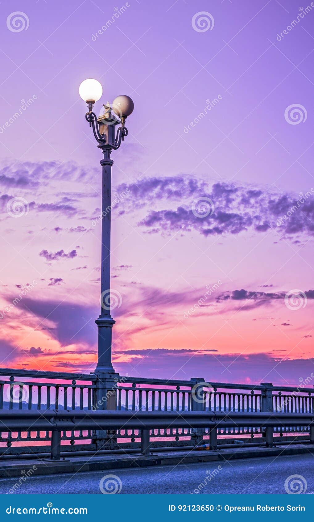 Light pole on sunset stock photo. Image of hazardous - 92123650