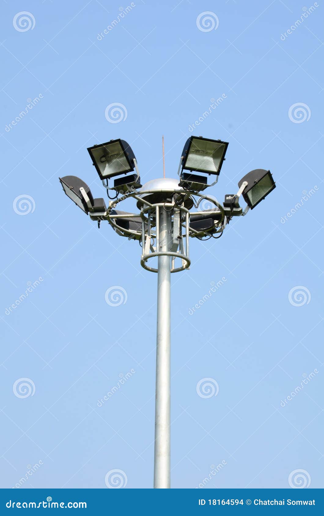Light poles stock photo. Image of gleam, playground, playing - 18164594