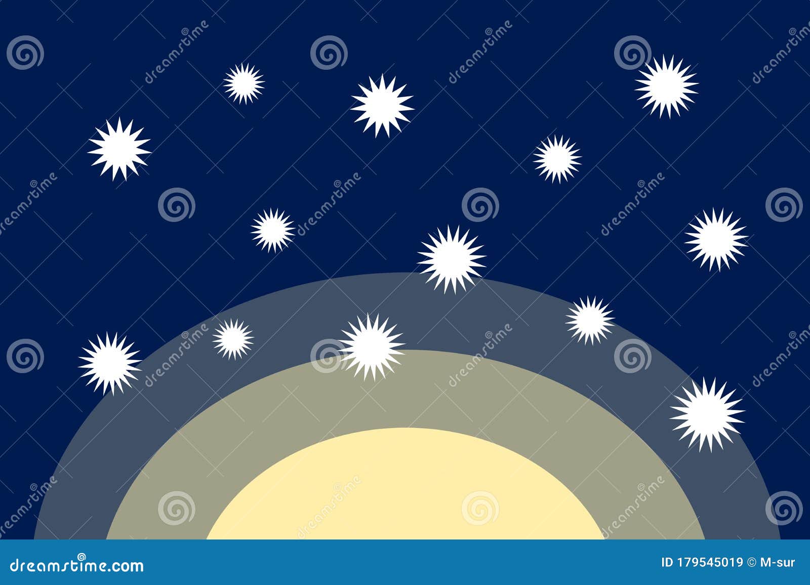 Light pollution stock vector. Illustration of pollution - 179545019