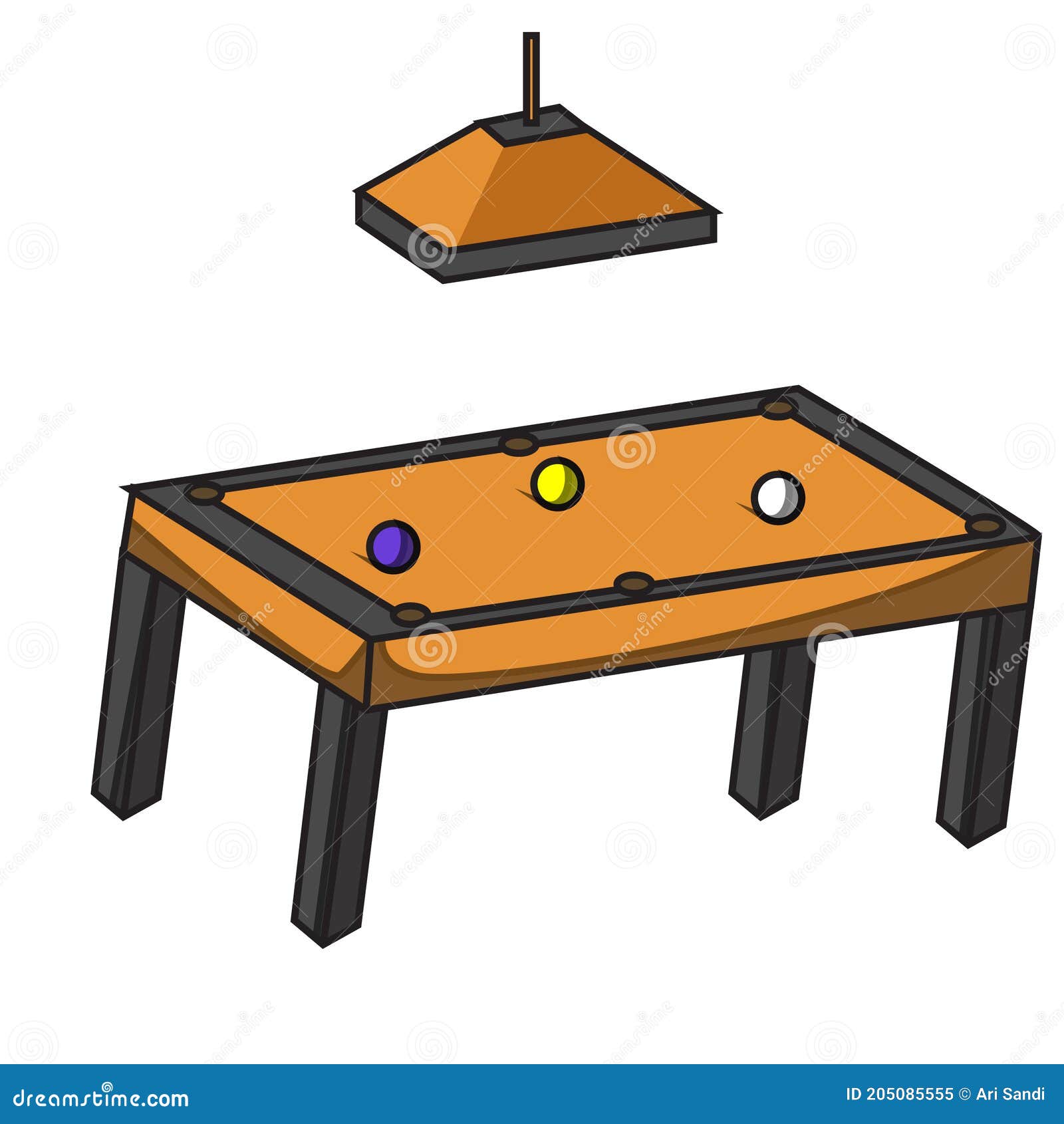 Pool Table Drawing
