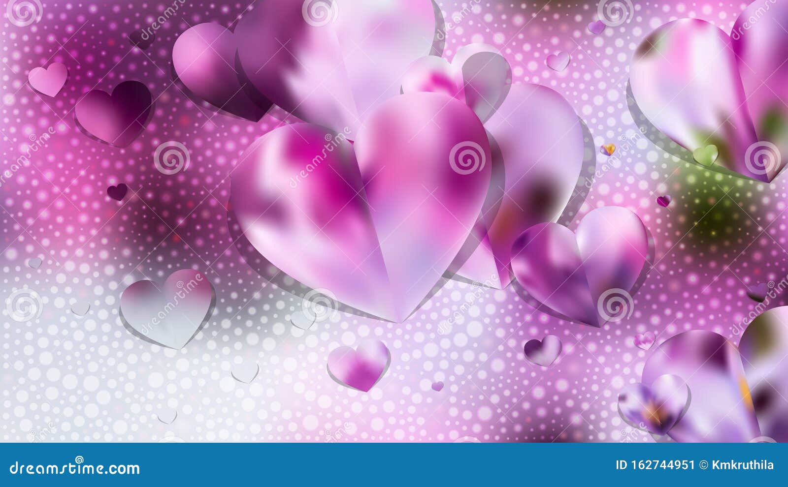 Light Purple Heart Background Stock Vector - Illustration of amour ...