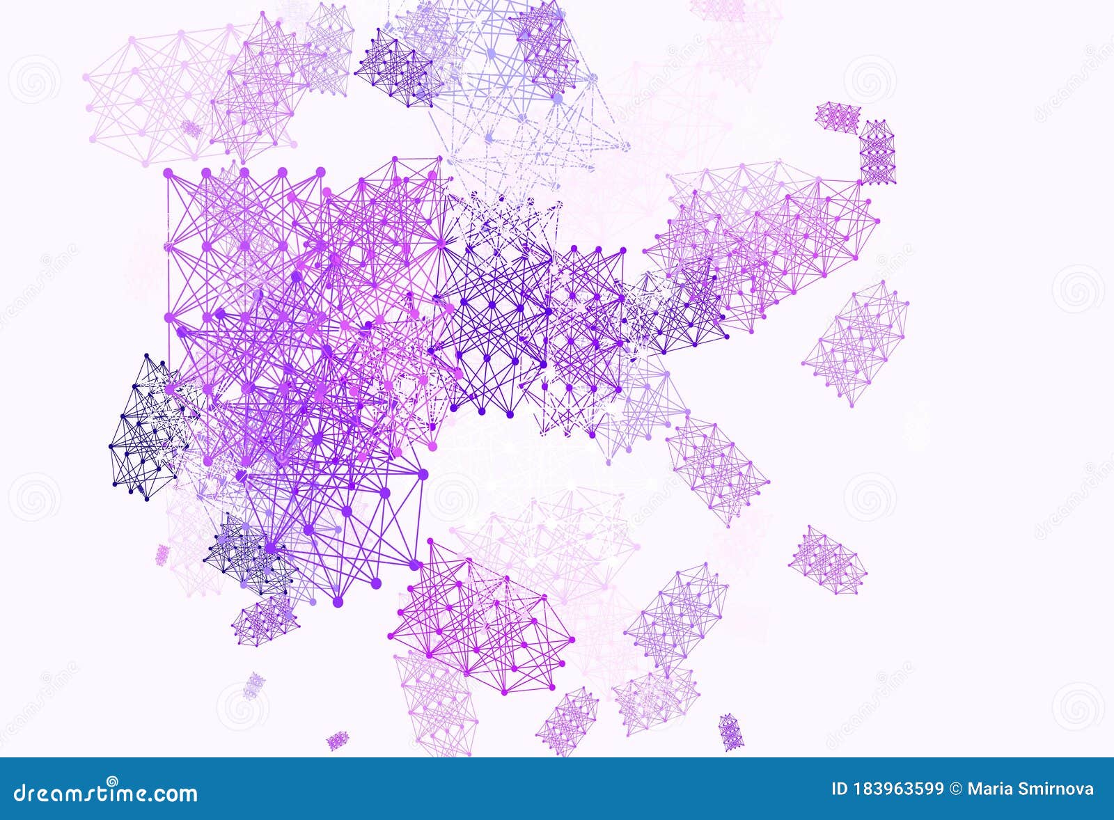 Light Purple Vector Backdrop with Artificial Intelligence Data Stock ...