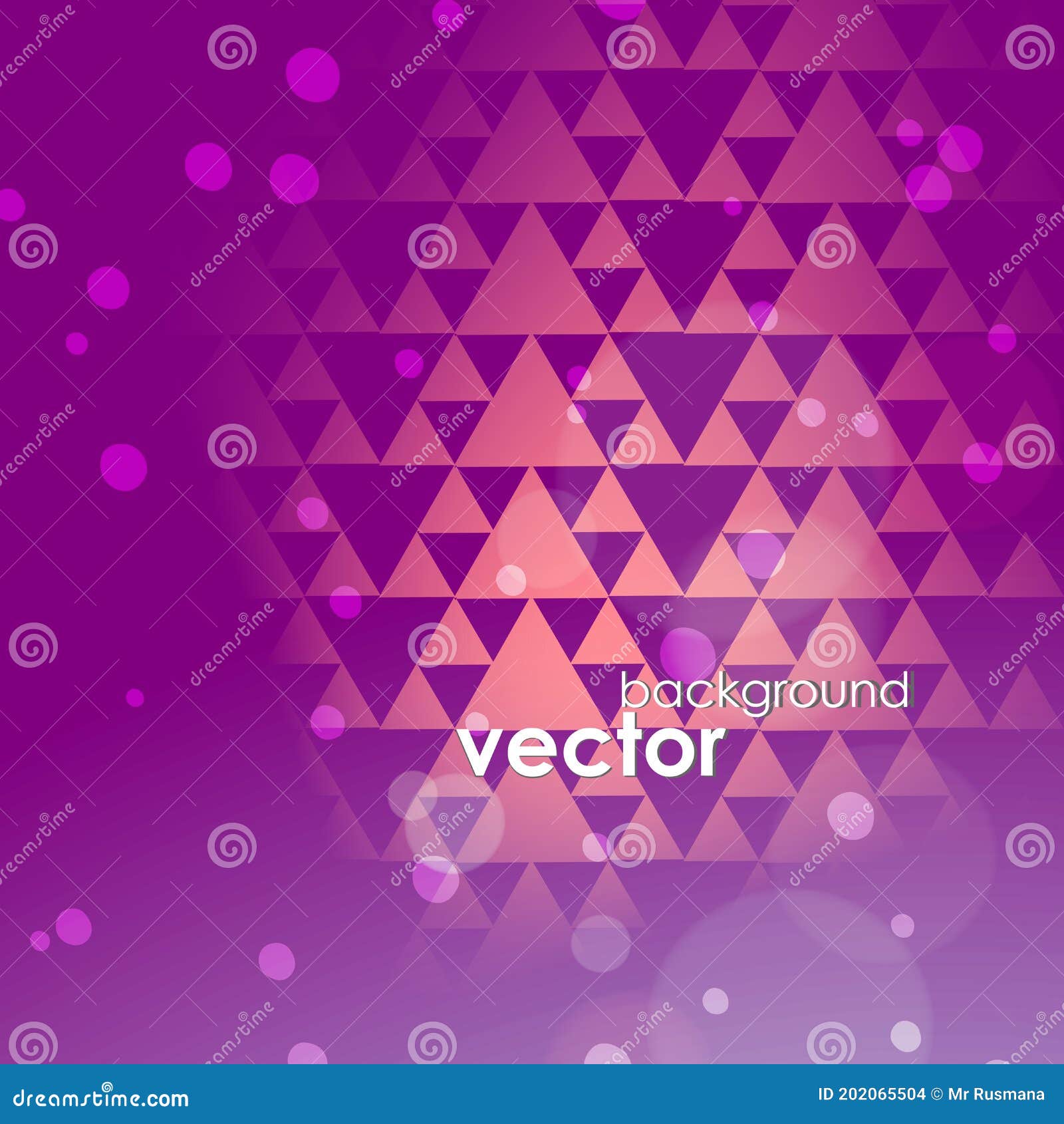 Light Purple Vector Background with Triangles. Stock Vector ...