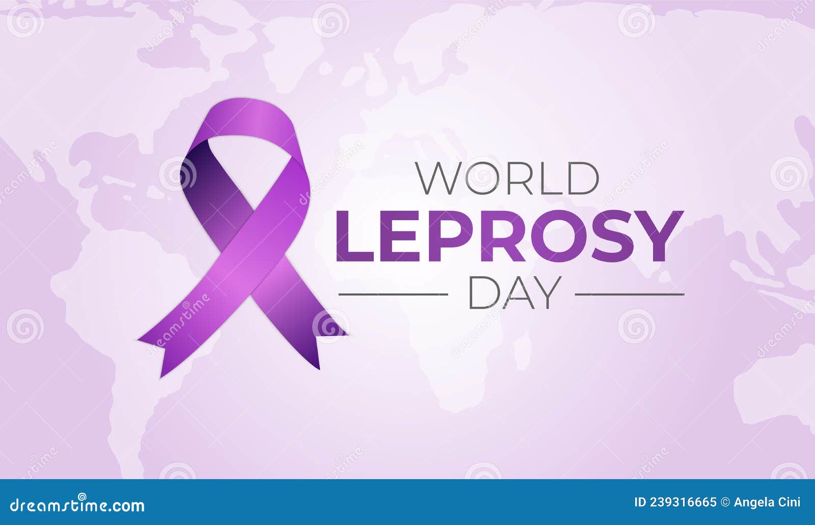 Light Purple World Leprosy Day Background Illustration Stock Vector ...