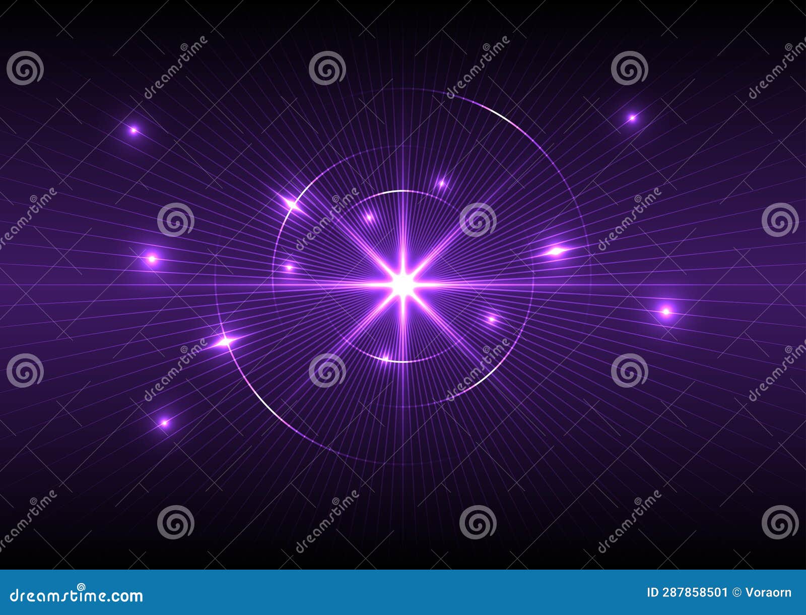 Light radient ring stock illustration. Illustration of power - 287858501