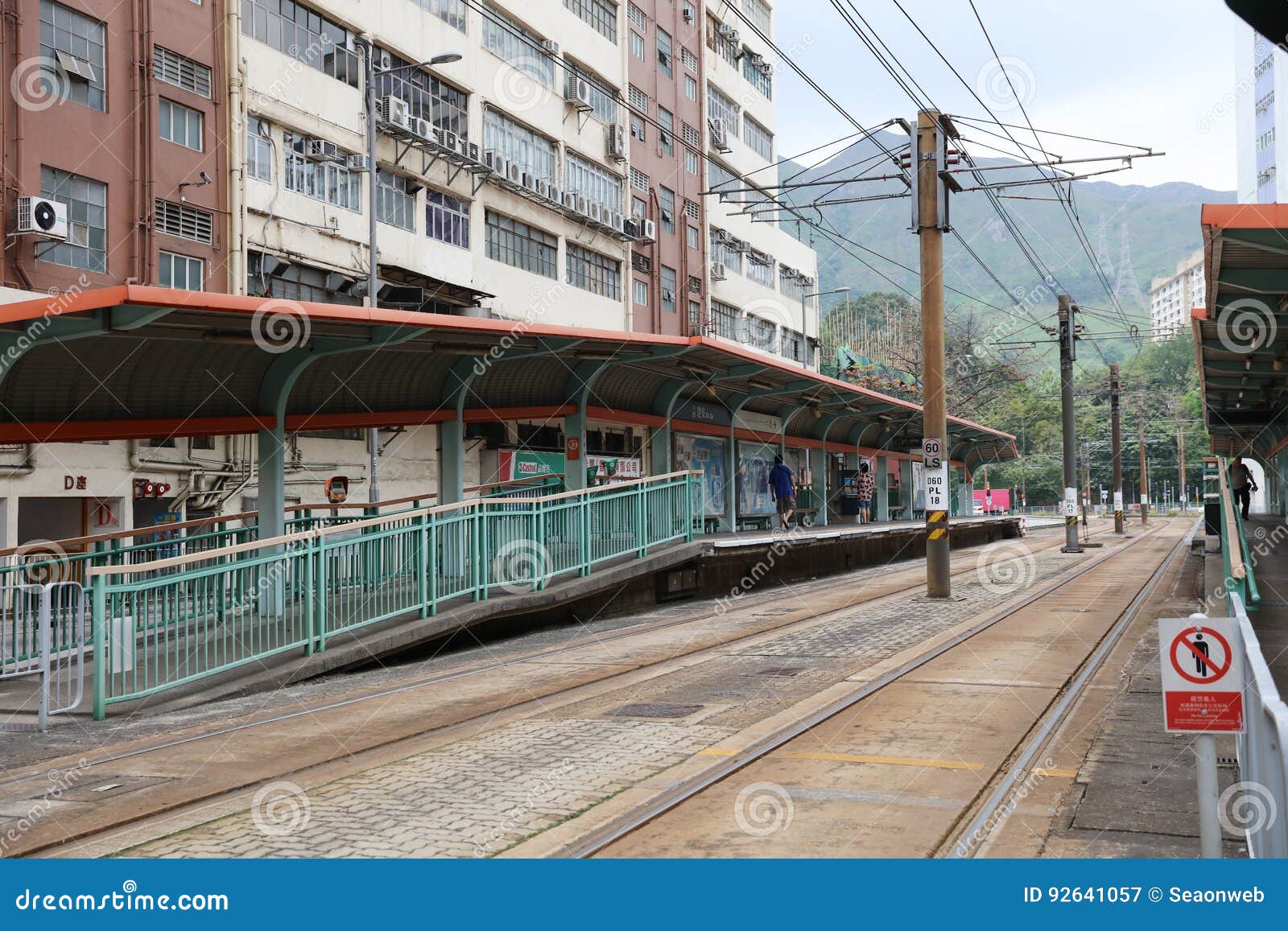 Light Rail Hong Kong at Tuen Mun Editorial Photography - Image of light ...
