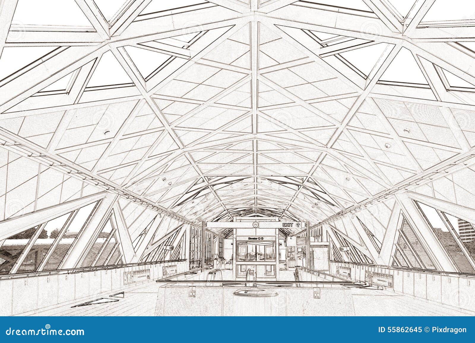 AI Generated Line Drawing Of A Classical Kathak Dancer In An Unique ...