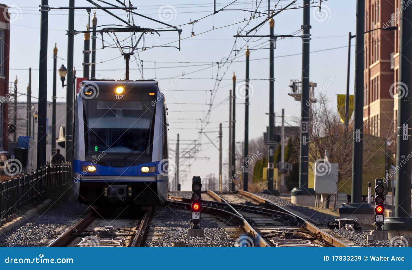 Light Rail System stock image. Image of platform, line - 17833259