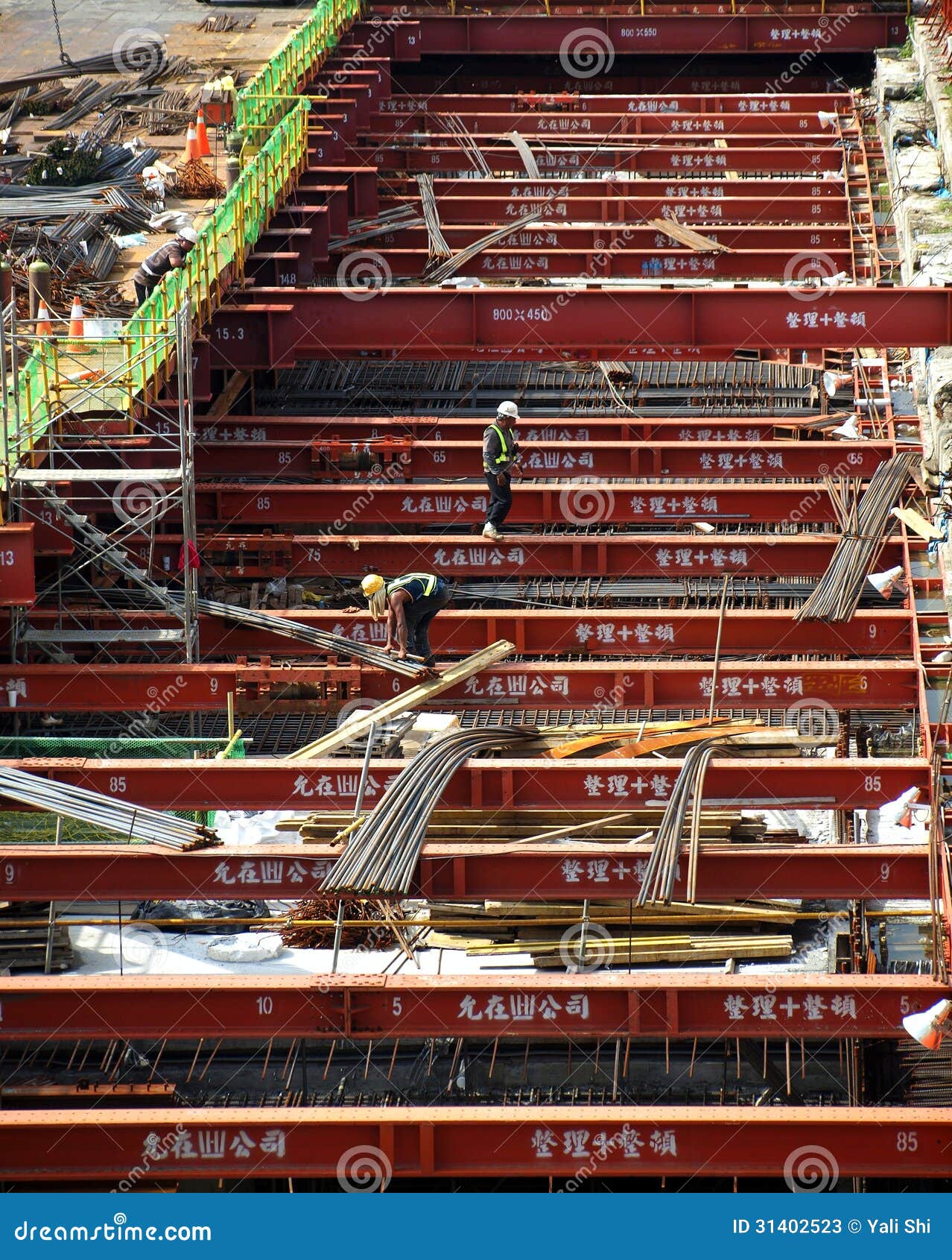 Light Rail System Construction in Kaohsiung Editorial Stock Photo ...