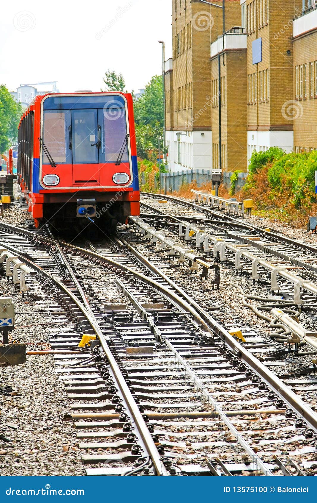 Light rail train stock photo. Image of rail, transport - 13575100