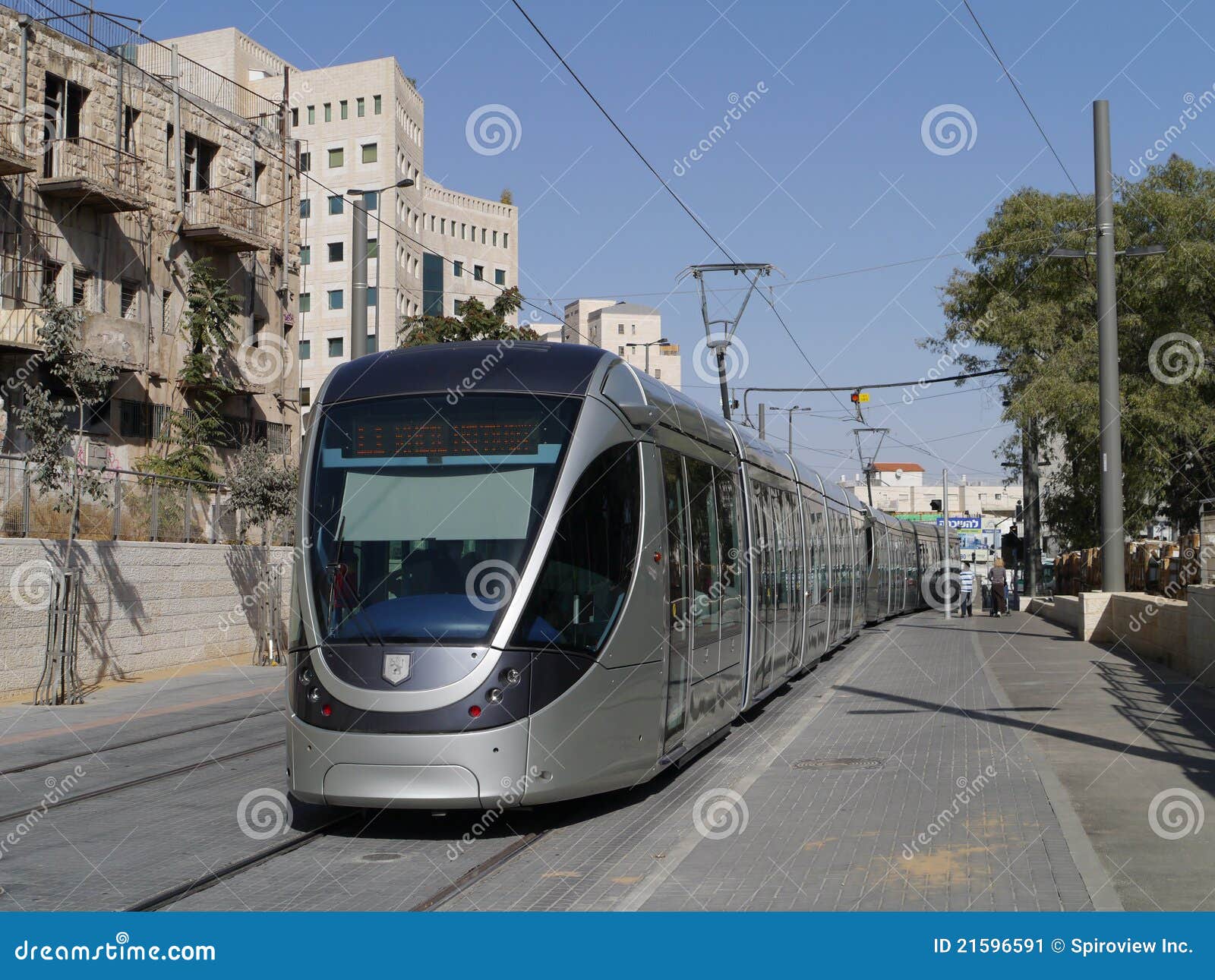 Light Rail Train in Jerusalem Editorial Photo - Image of israel, train ...