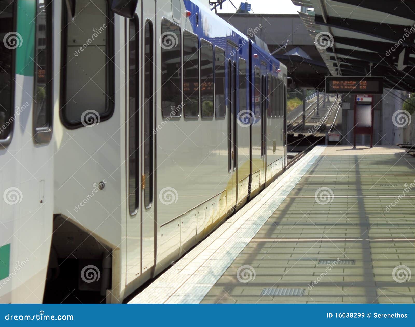 Light rail train up close stock image. Image of train - 16038299