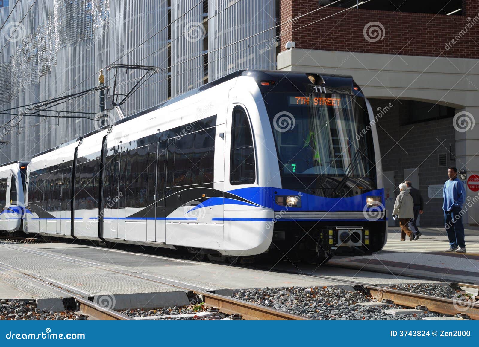 Light Rail Transit System editorial stock image. Image of exterior ...