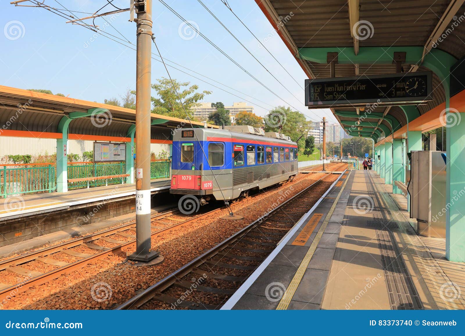 Light Rail in Tuen Mun Hong Kong Editorial Image - Image of transport ...
