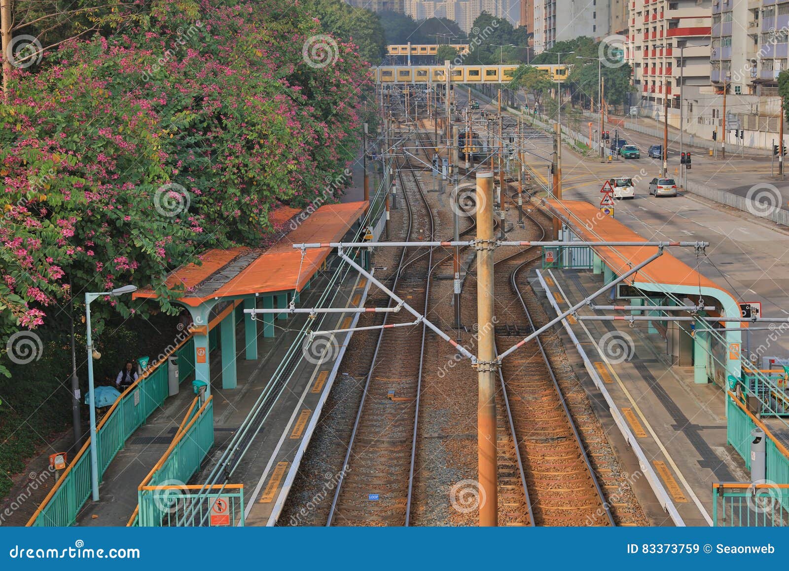 Light Rail in Tuen Mun Hong Kong Stock Image - Image of motion ...