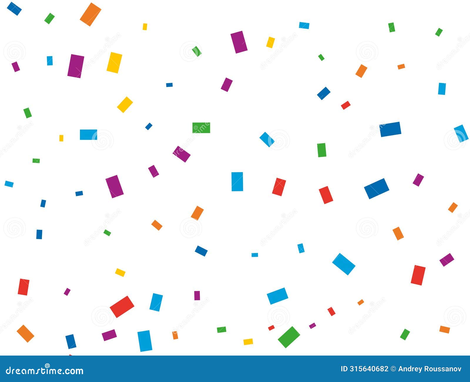 Light Rainbow Glitter Confetti Background. Colored Festive Texture ...