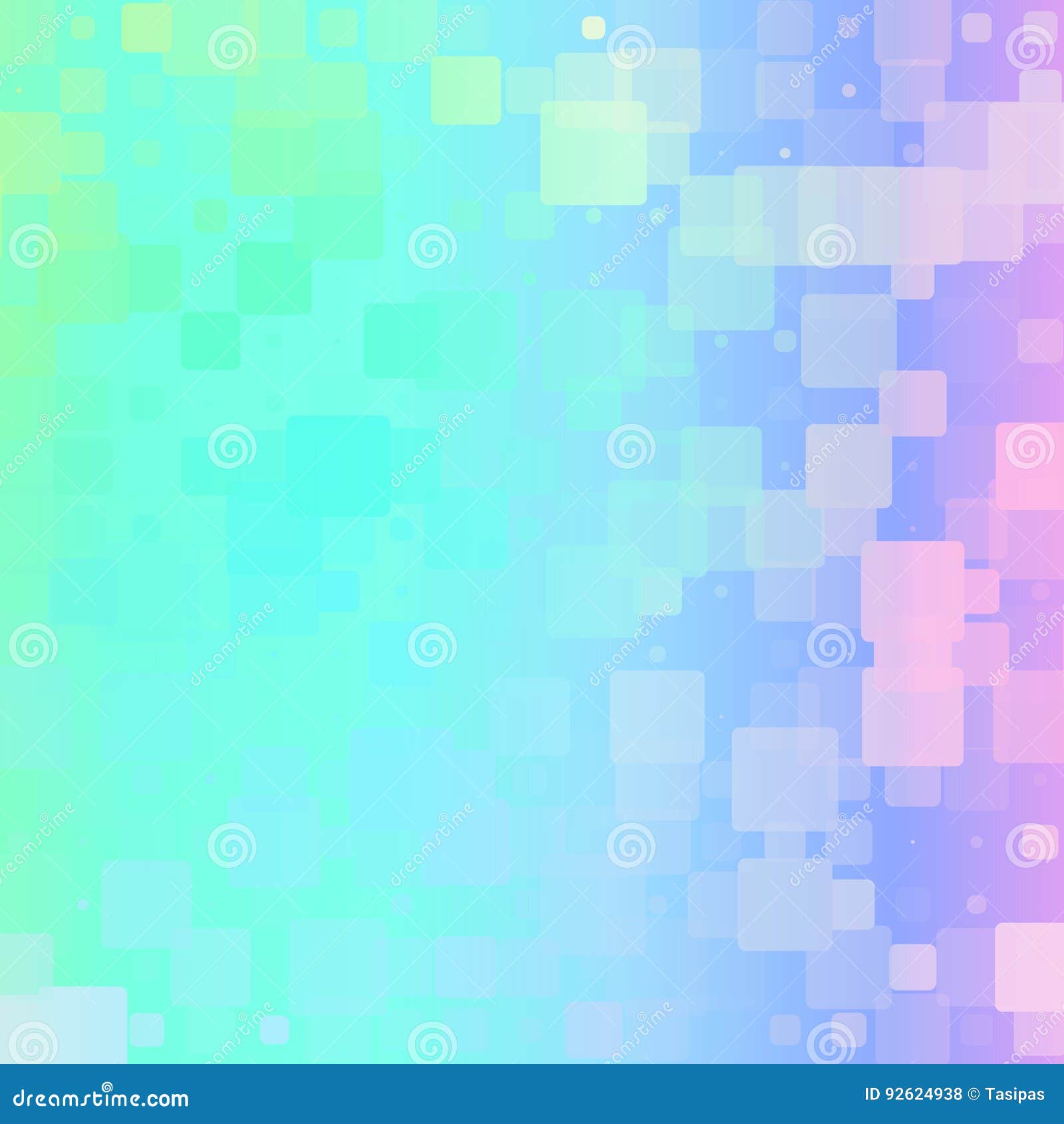 Light Rainbow Glowing Rounded Tiles Background Stock Vector ...