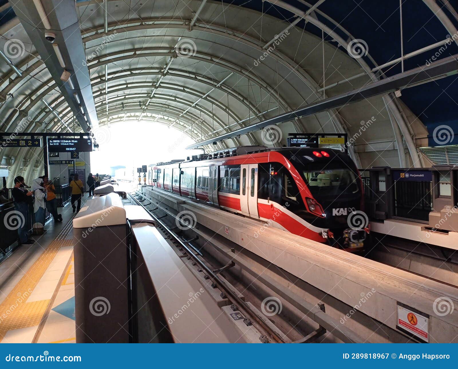 Light Rapid Transit (LRT) Train in Jakarta City Editorial Photography ...