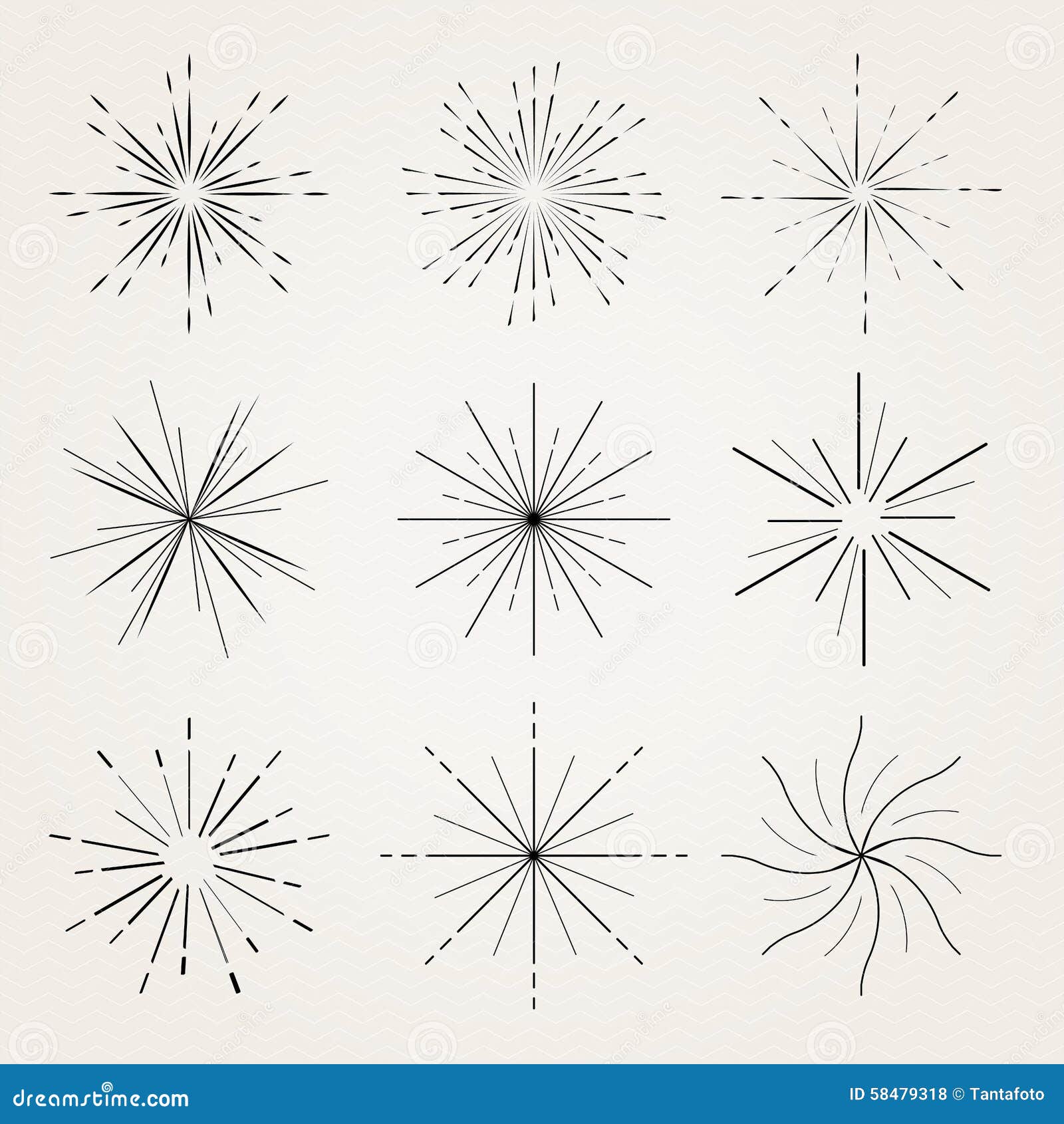 Light Ray vintage stock vector. Illustration of collection - 58479318