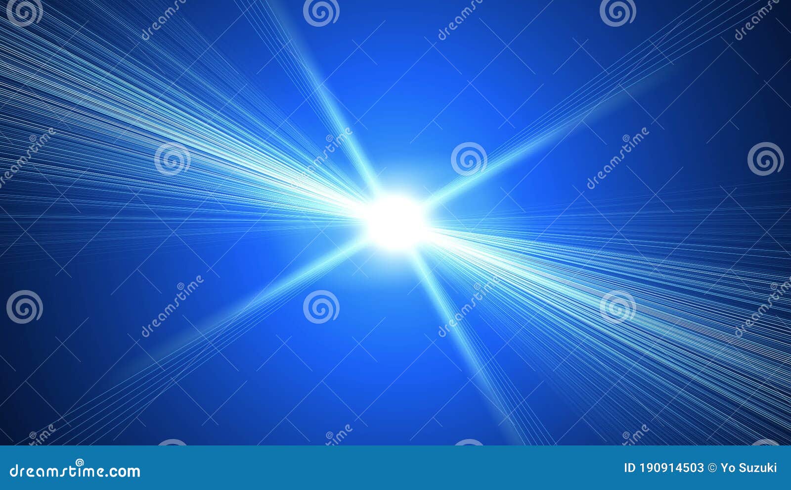 Light Rays Animation Loop Blue Chakra Stock Video - Video of relax ...