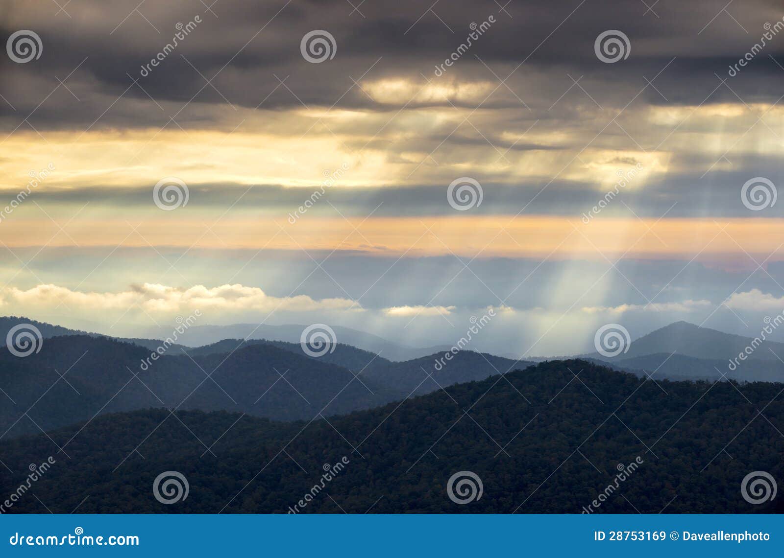 Crepuscular Light Rays Over Suilven Stock Image | CartoonDealer.com ...