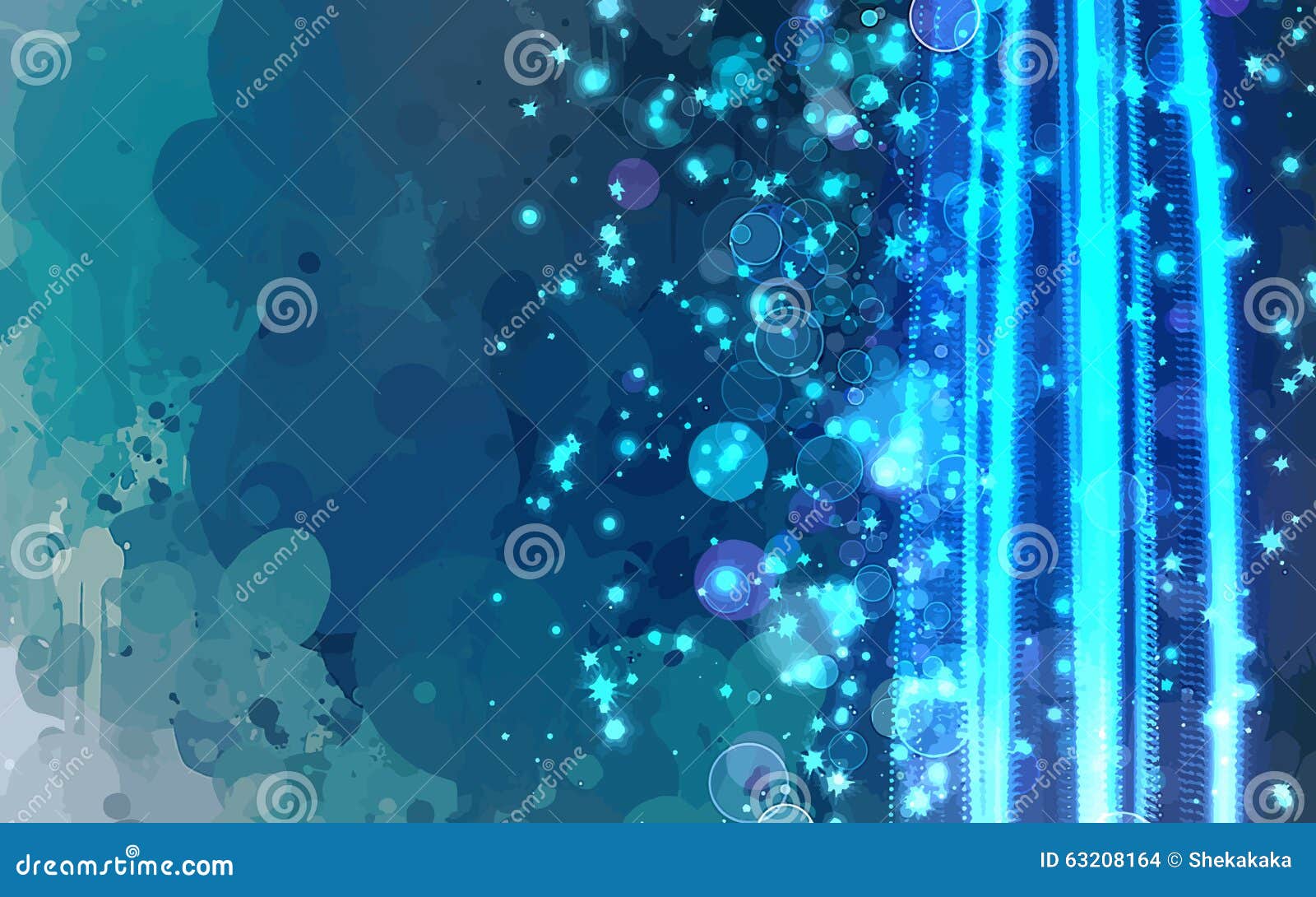 Light Rays Brush Strokes Background. Stock Illustration - Illustration ...