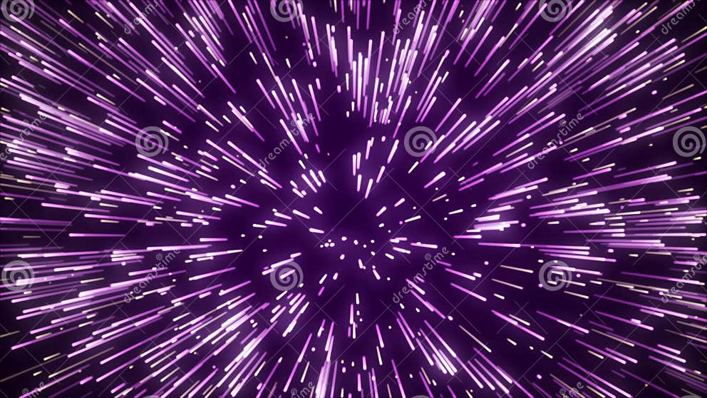 Light Rays in Cosmos Space. Explosion Effect. Futuristic Data Flow. Sci-fi Motion Wallpaper. 3D ...